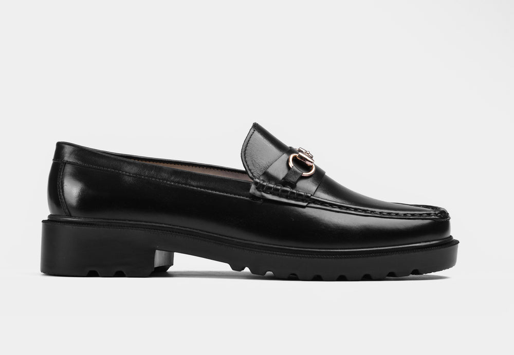 BLACK BIT LOAFERS | SOLESCULPT LITE (Reserved-Release)