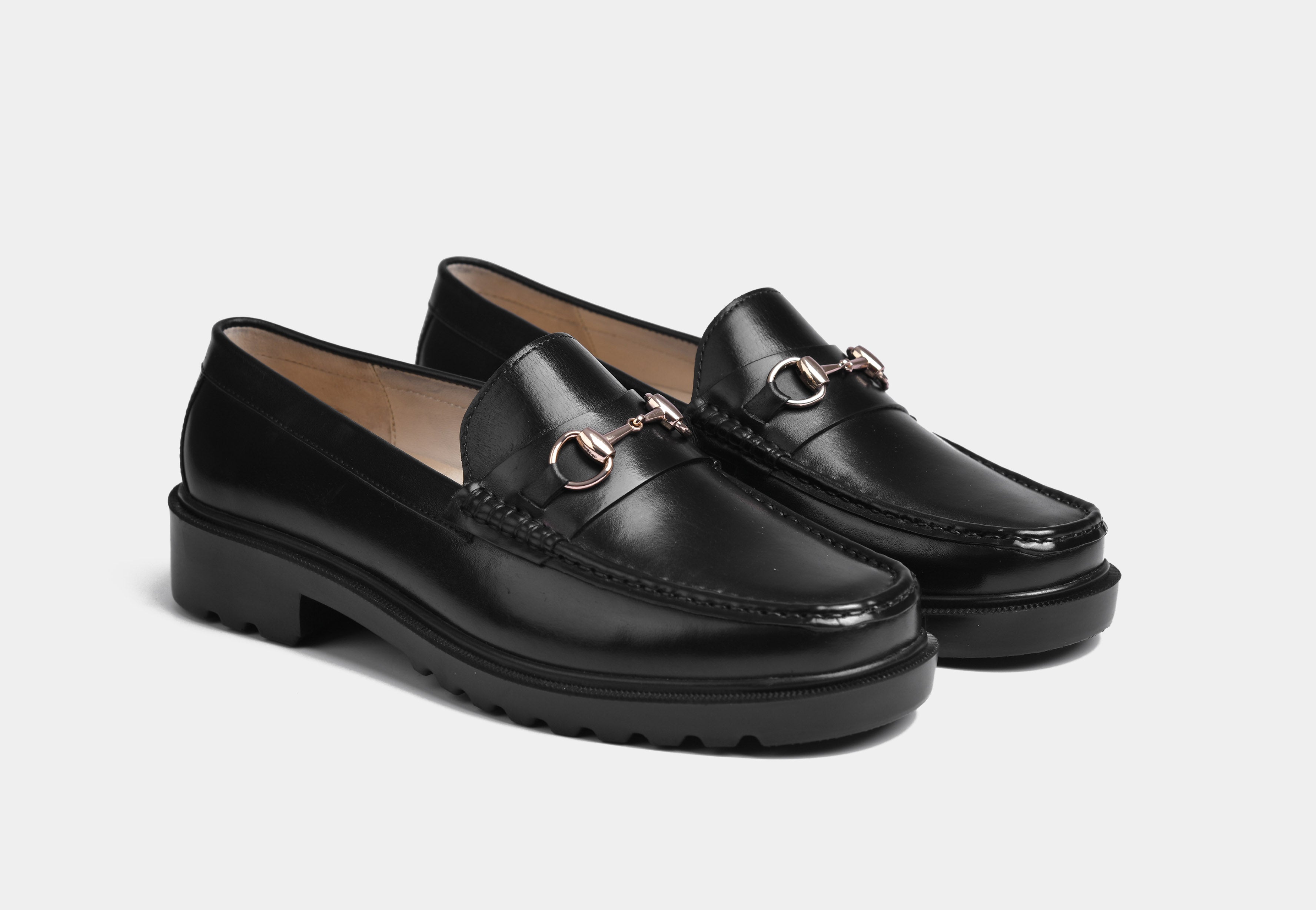 BLACK BIT LOAFERS | SOLESCULPT LITE (Reserved-Release)